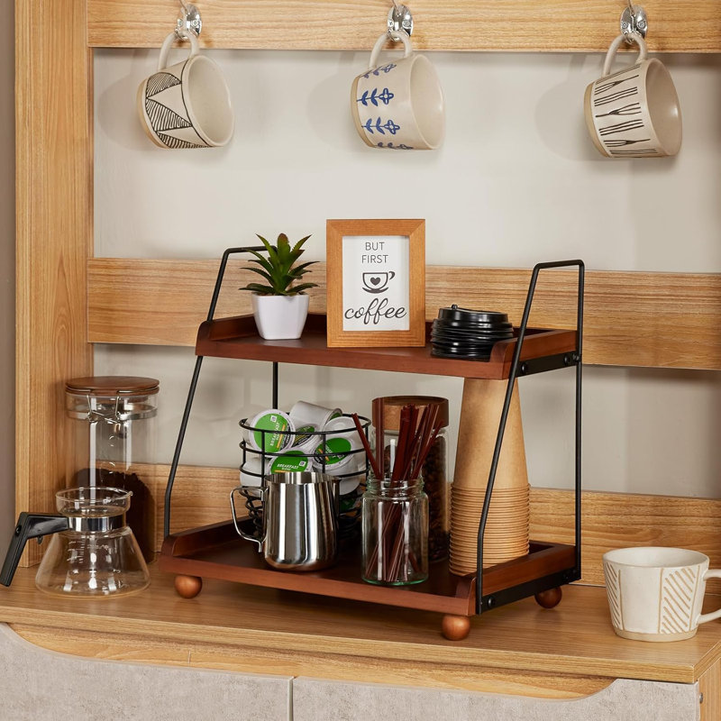 Coffee bar shelf store